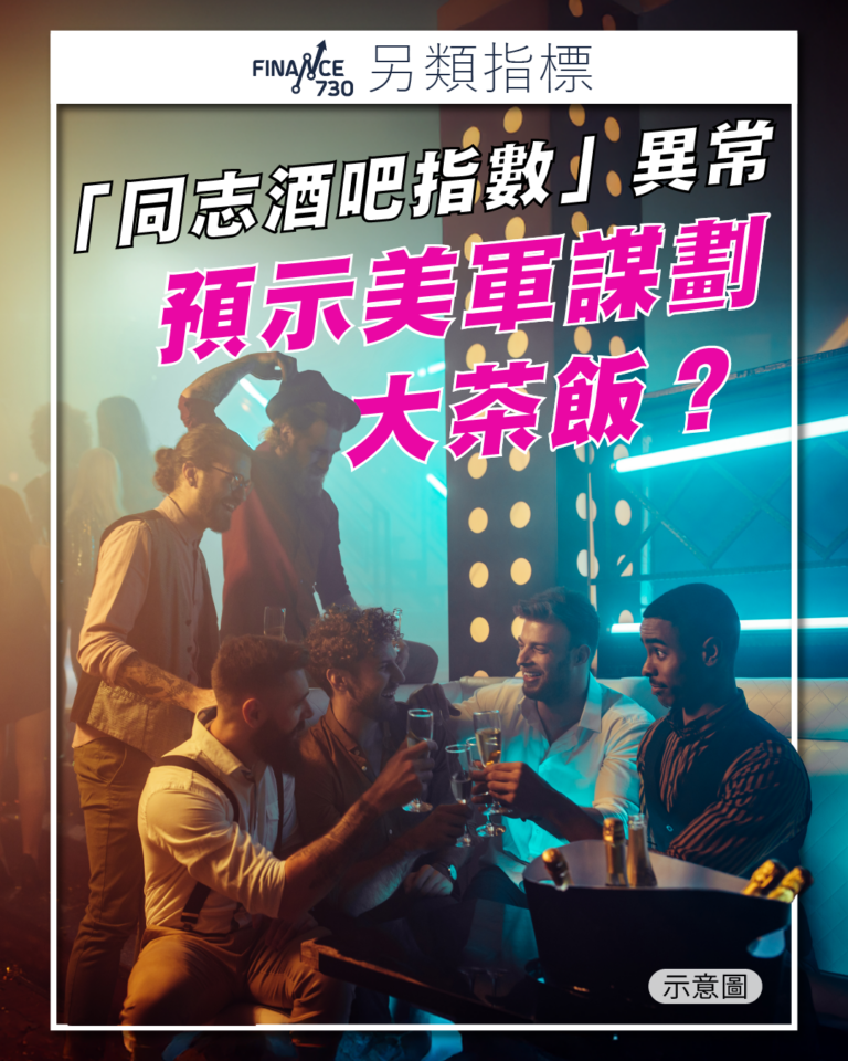 另類指標｜「同志酒吧指數」異動 預示美軍正謀劃大茶飯？ - Finance730